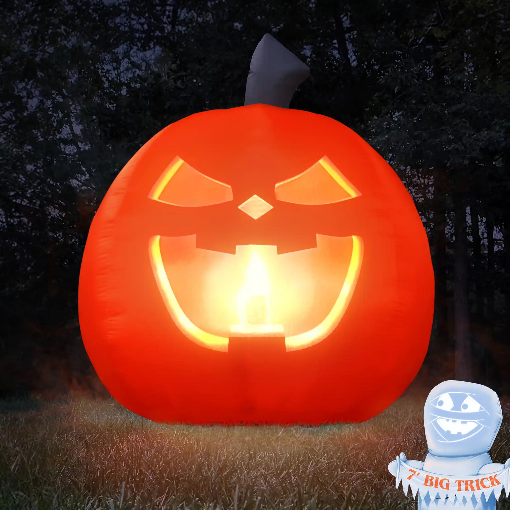 Trick Ghastly: The Giant Singing Inflatable Pumpkin
