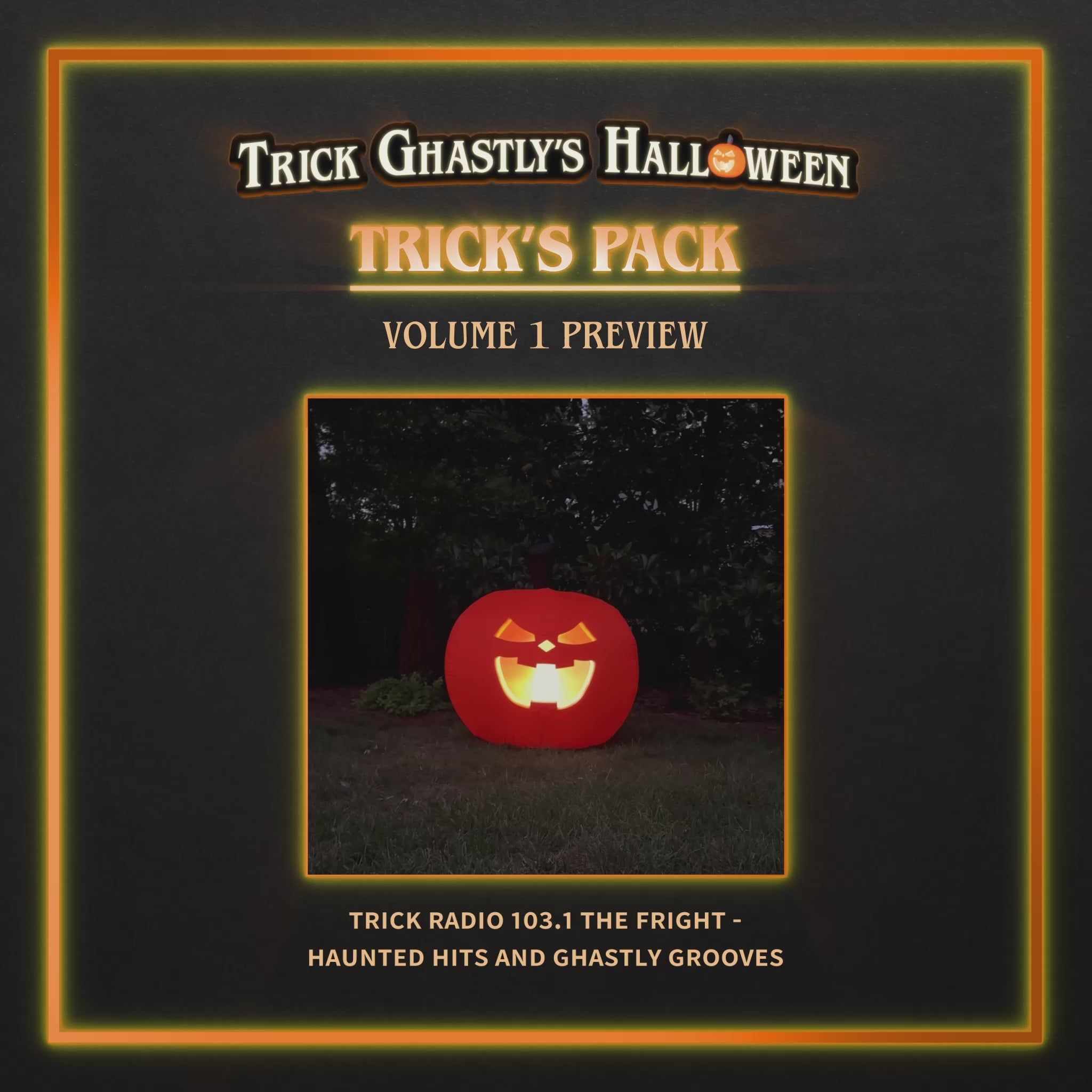 Trick Ghastly - Giant Talking Inflatable Pumpkin | Trick's Pack